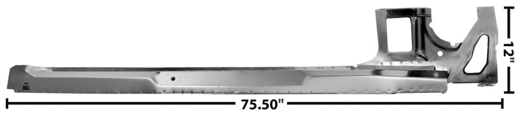 1967 – 1969 Firebird Coupe Rocker Panel – Inner & Outer – LH Side ...