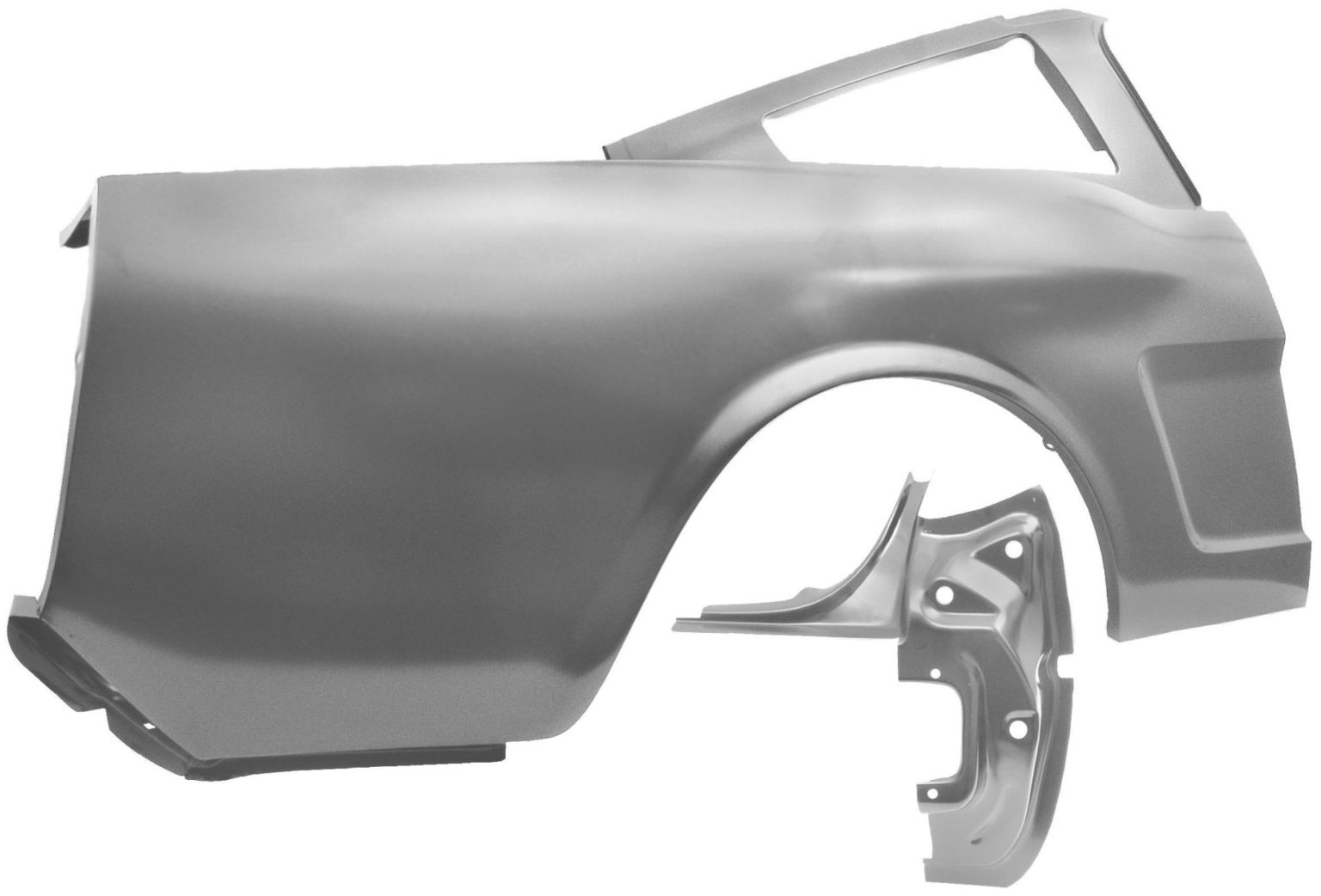 1965 – 1966 Mustang Fastback Full Quarter Panel – RH Side (3647EAWT ...